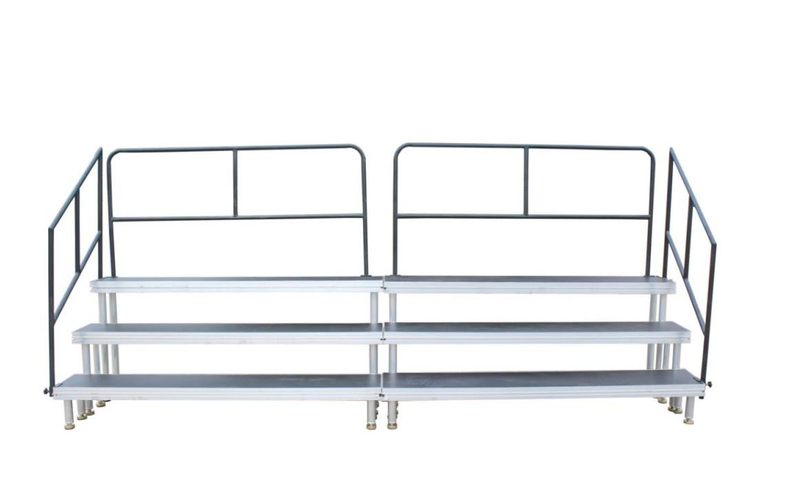 Movable Choir Risers Stage For Elevated Seating With Wheels from China ...